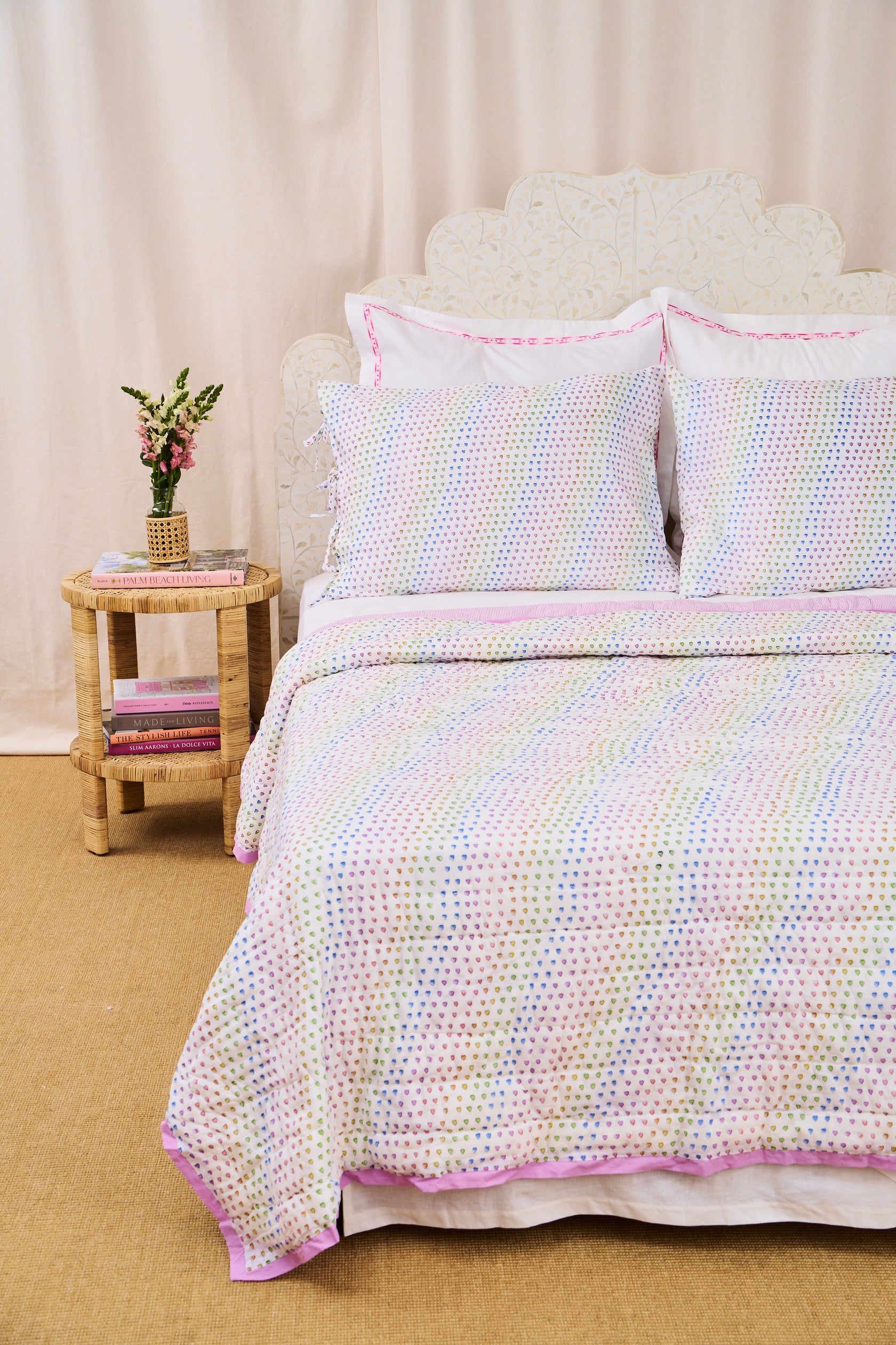 Disco Hearts Quilt | Roller Rabbit