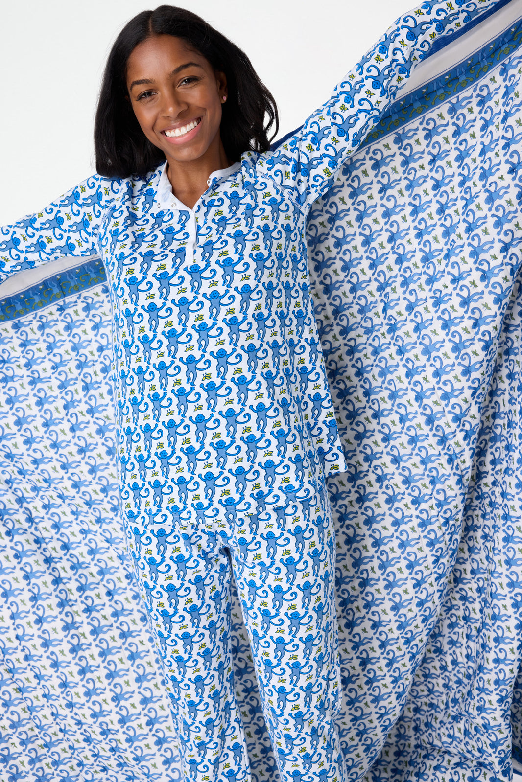 Monkey Quilted Slipper | Roller Rabbit