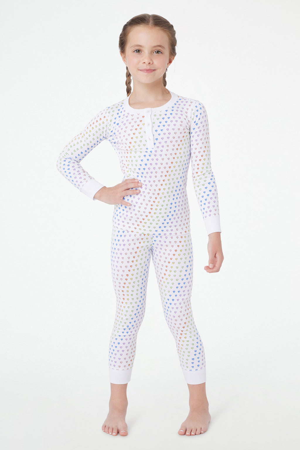 Kids Disco Hearts Pajamas | Roller Rabbit