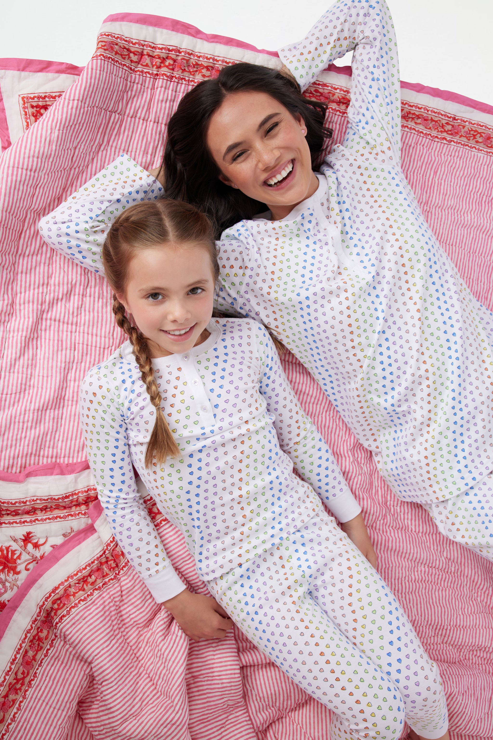 Kids Disco Hearts Pajamas | Roller Rabbit