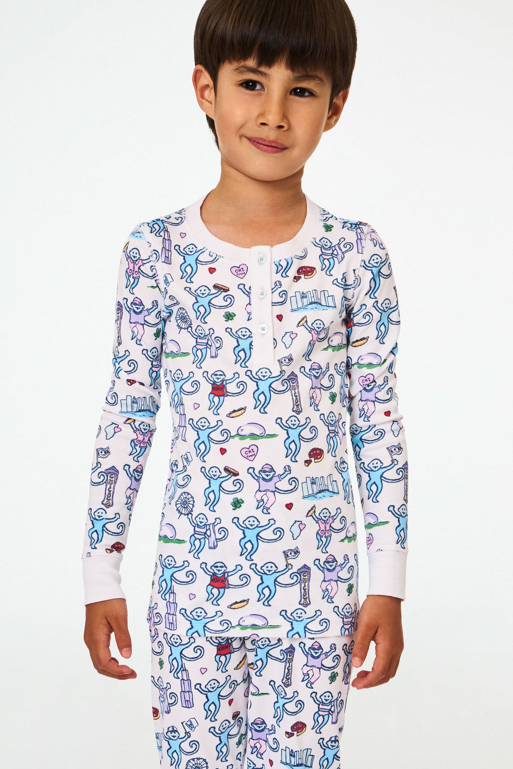 Kids Chicago Monkey Pajamas – Roller Rabbit
