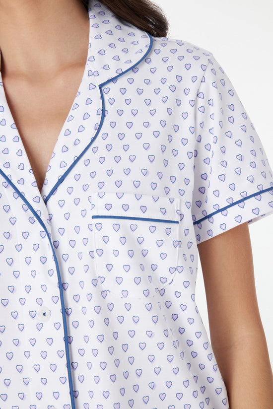 Hearts Polo Pajamas | Roller Rabbit