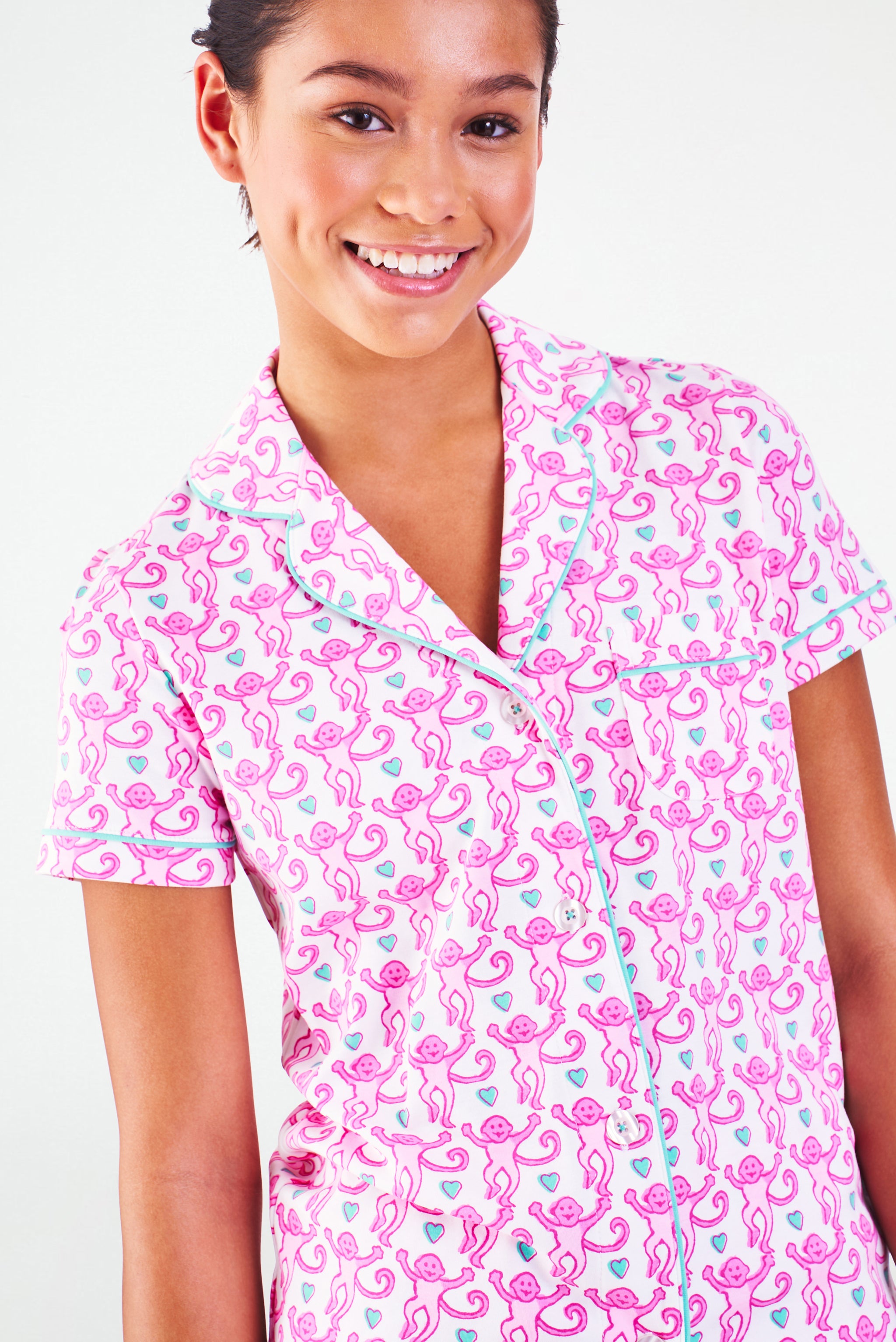 Lovely Monkey Polo Pajamas | Roller Rabbit