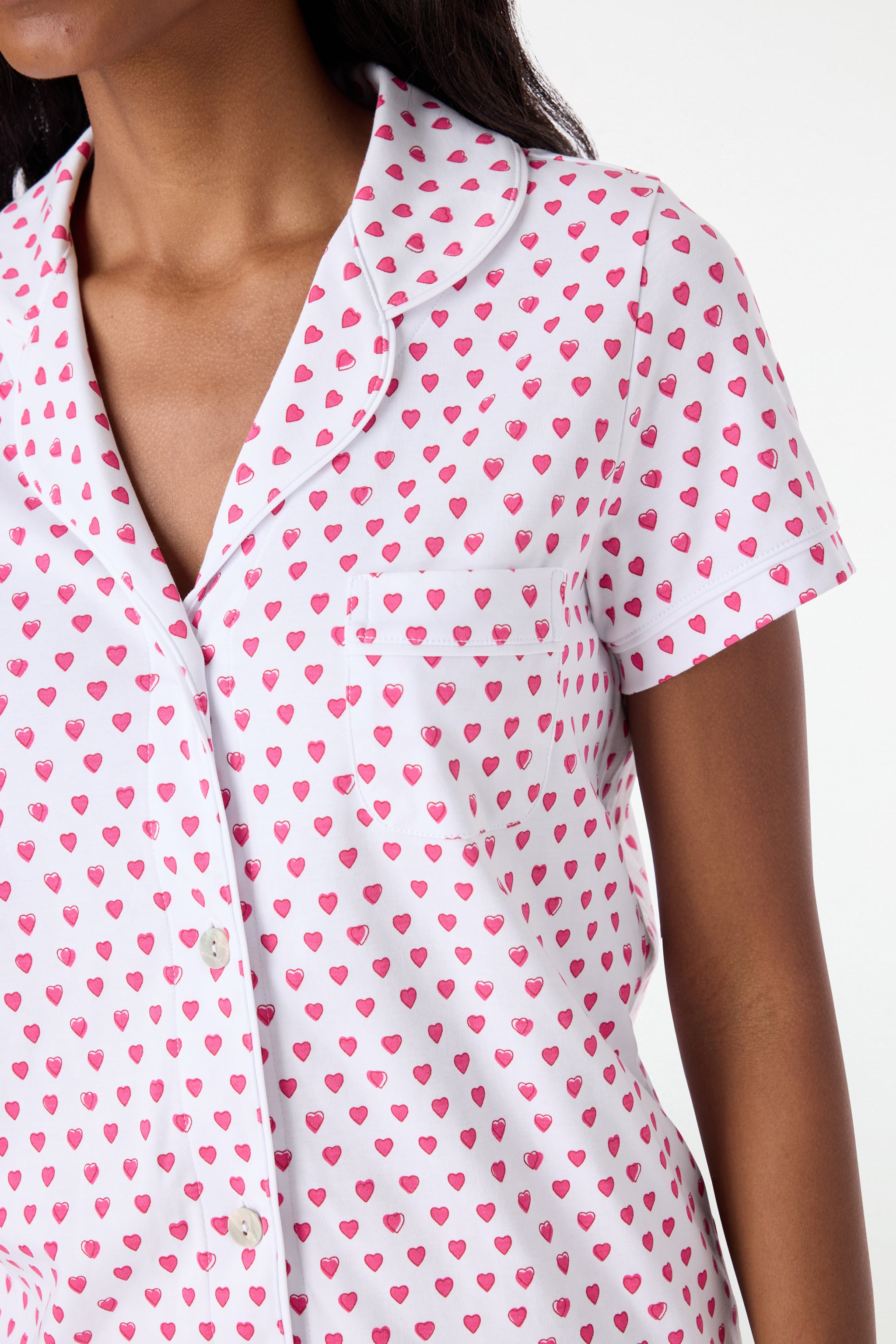 Hearts Polo Pajamas | Roller Rabbit