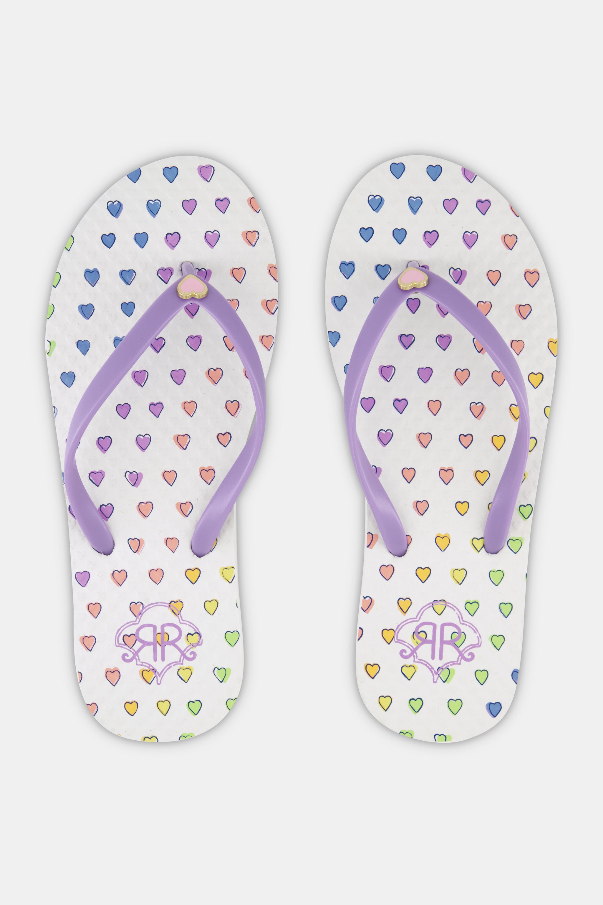 Disco Hearts Flip Flops | Roller Rabbit