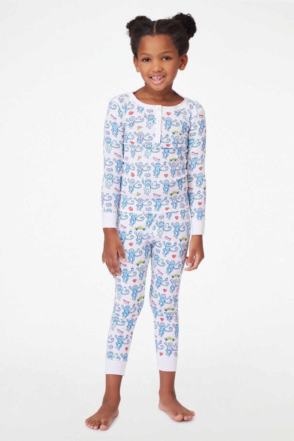 Kids NY Monkey Pajamas | Roller Rabbit