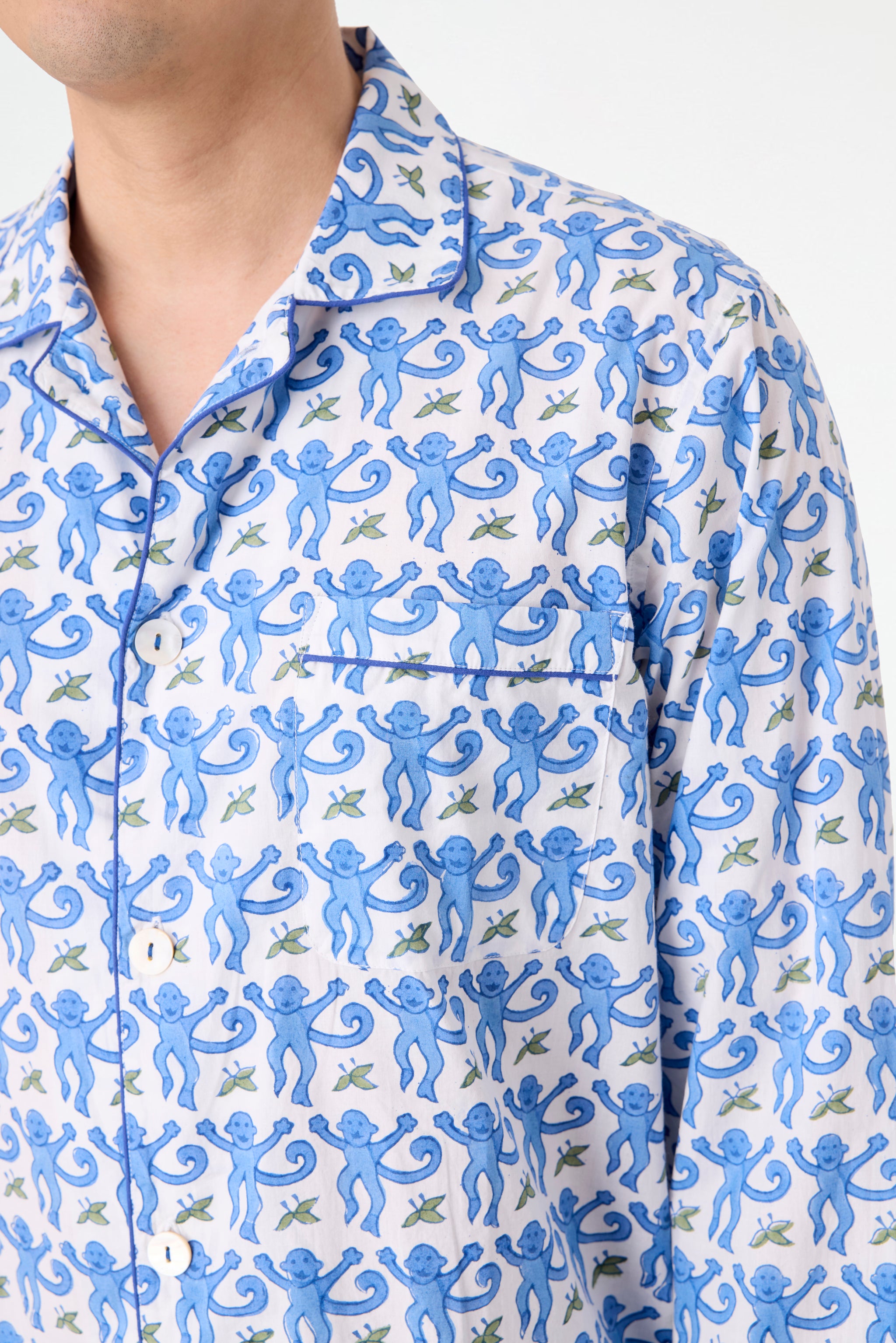 Mens Monkey Loungewear Set | Roller Rabbit