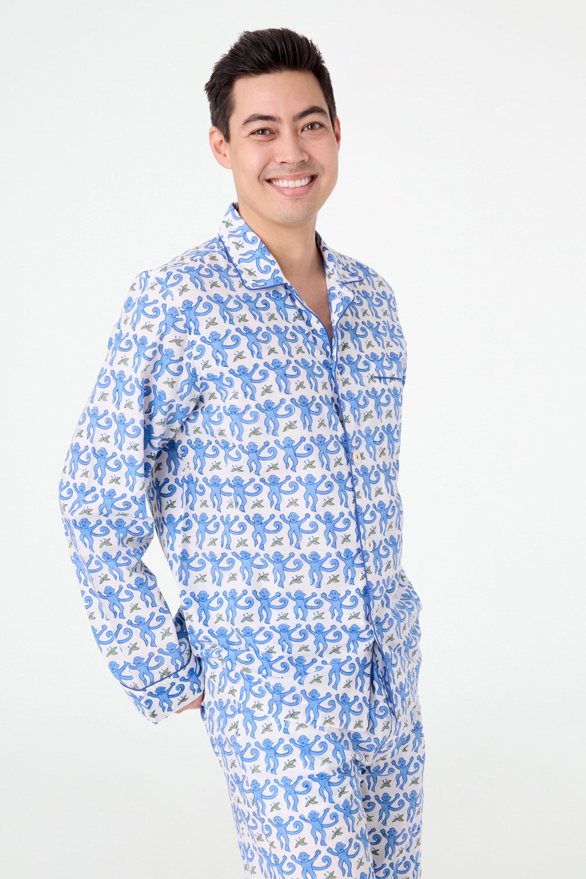 Mens Monkey Loungewear Set | Roller Rabbit