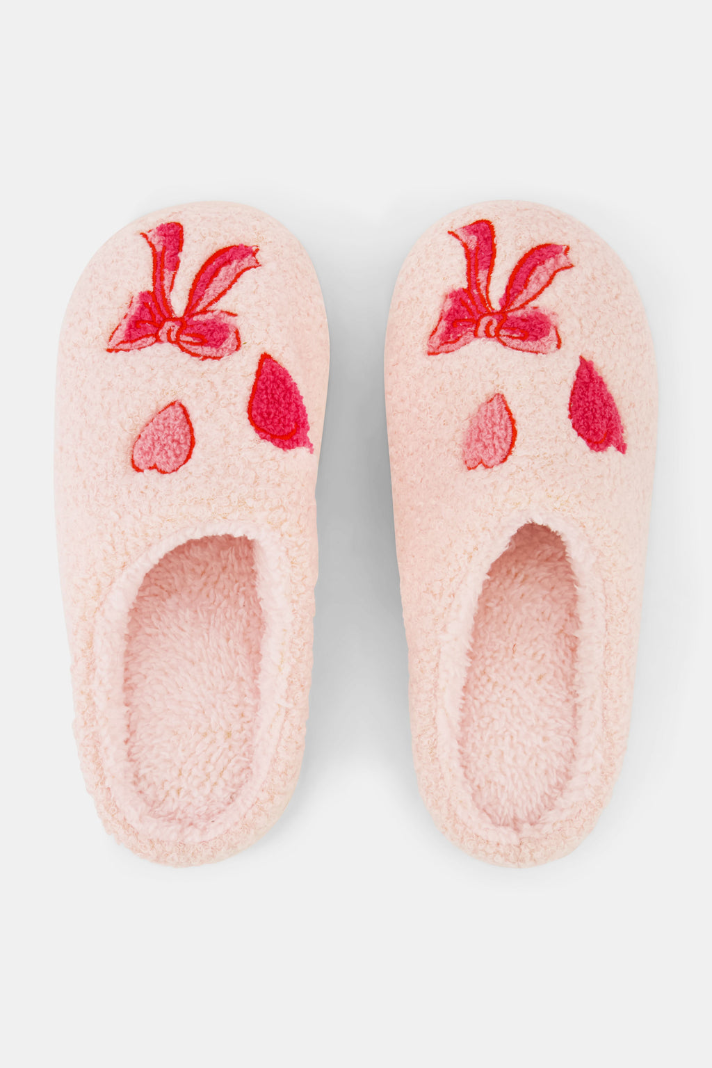 Hearts N' Bows Fuzzy Slipper | ROLLER RABBIT – Roller Rabbit