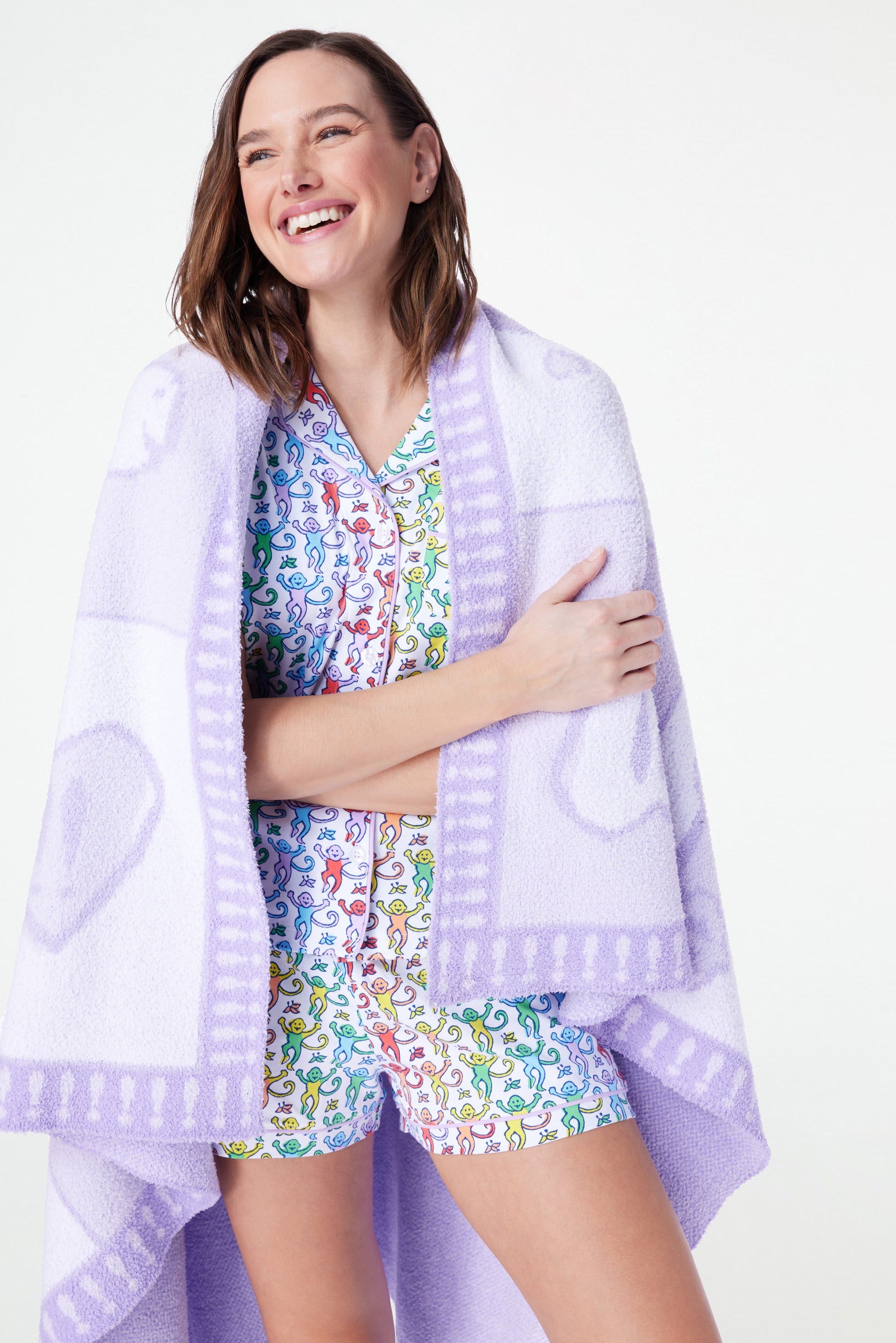 Disco Monkey Polo Pajamas | Roller Rabbit