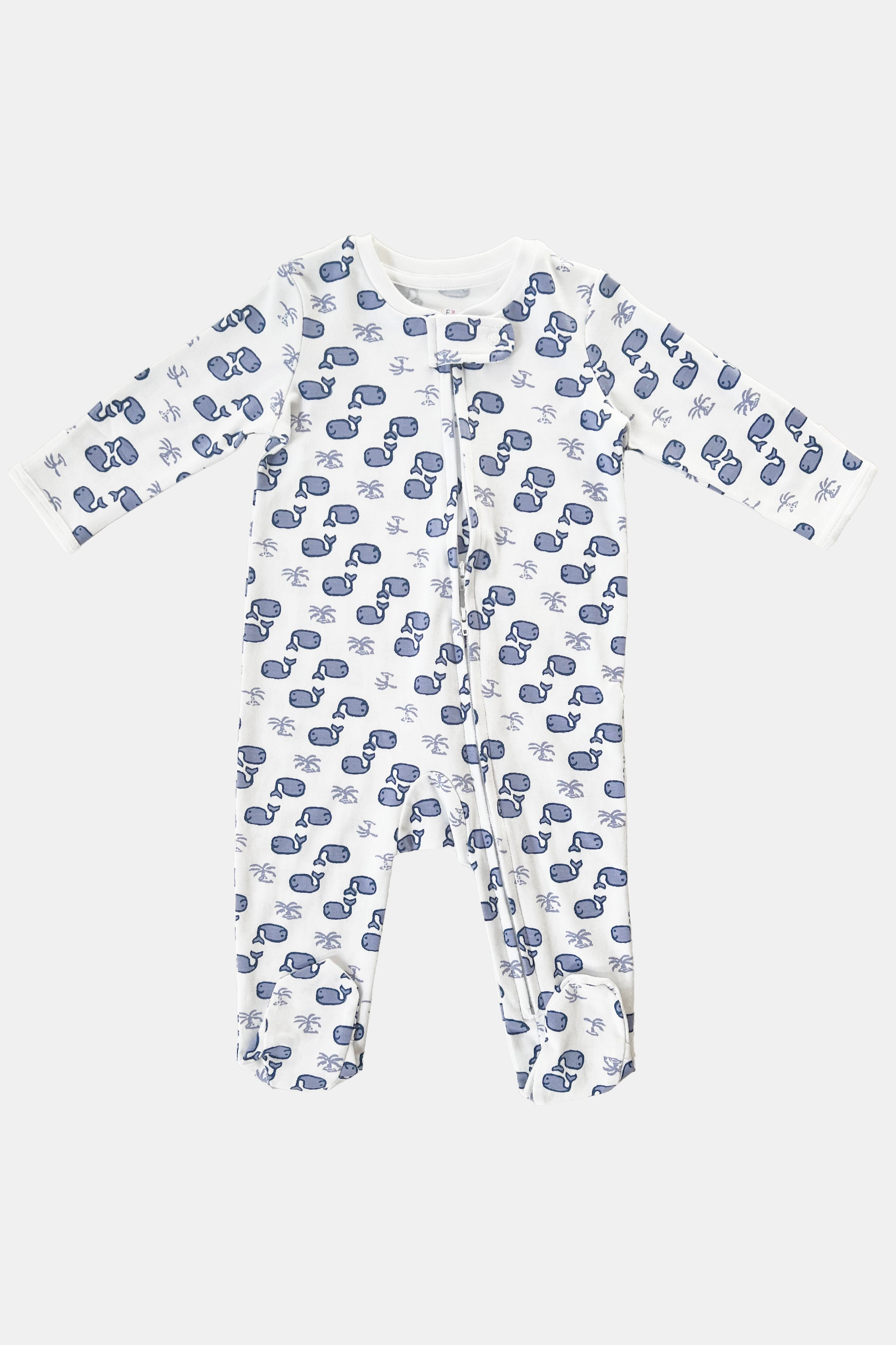 Infant Moby Zipper Footie | Roller Rabbit